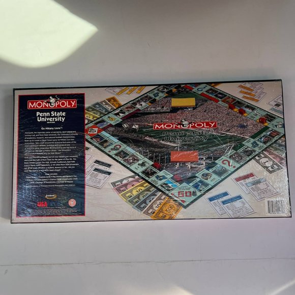Hasbro | Games | Vintage Monopoly Penn State University Edition ...